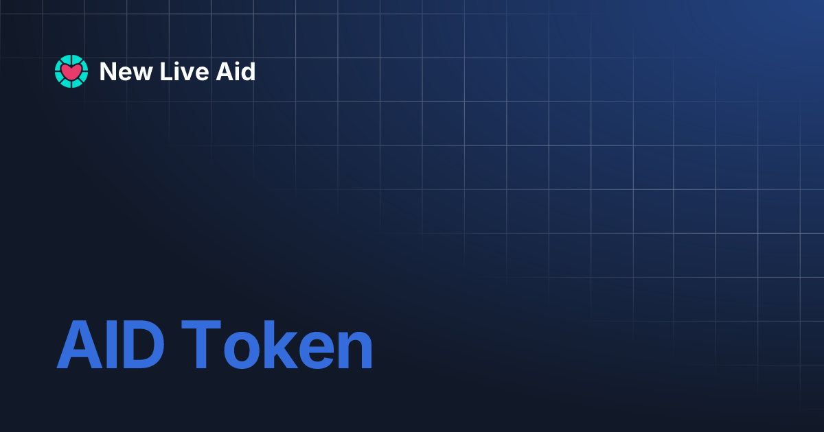 AID Token | New Live Aid